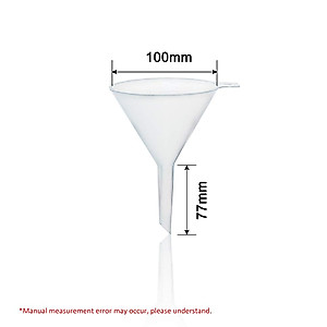 Labvida 3 Assorted Szie Plastic Analytical Funnel Set, Φ100/120/150mm, Autoclavable PP Material, LVP001