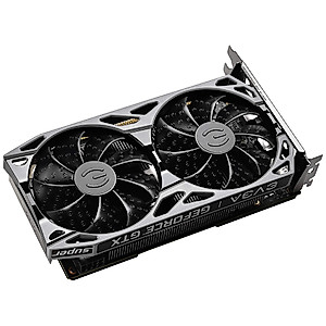 EVGA 06G-P4-1068-KR GeForce GTX 1660 Super Sc Ultra Gaming, 6GB GDDR6, Dual Fan, Metal Backplate