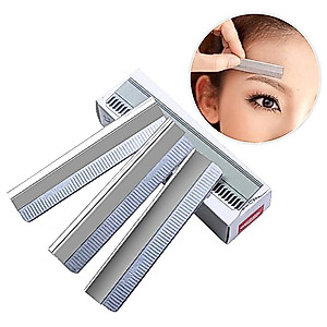Forever one 20Pcs Single Edge Razor Blade Steel Industrial Razor Blades Disposable Straight Razor Blades for Men and Women