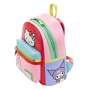 Loungefly Sanrio Hello Kitty and Friends Color Block Womens Double Strap Shoulder Bag Purse