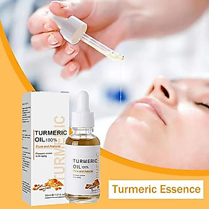 2 Pack Turmeric Dark Spot Corrector Serum Oil, Turmeric Repair Face Serum, Natural Turmeric Bright Skin Dark Spot Skin Care Moisturizing Repair Serum, Turmeric Oil for Face Dark Spots(30ml)