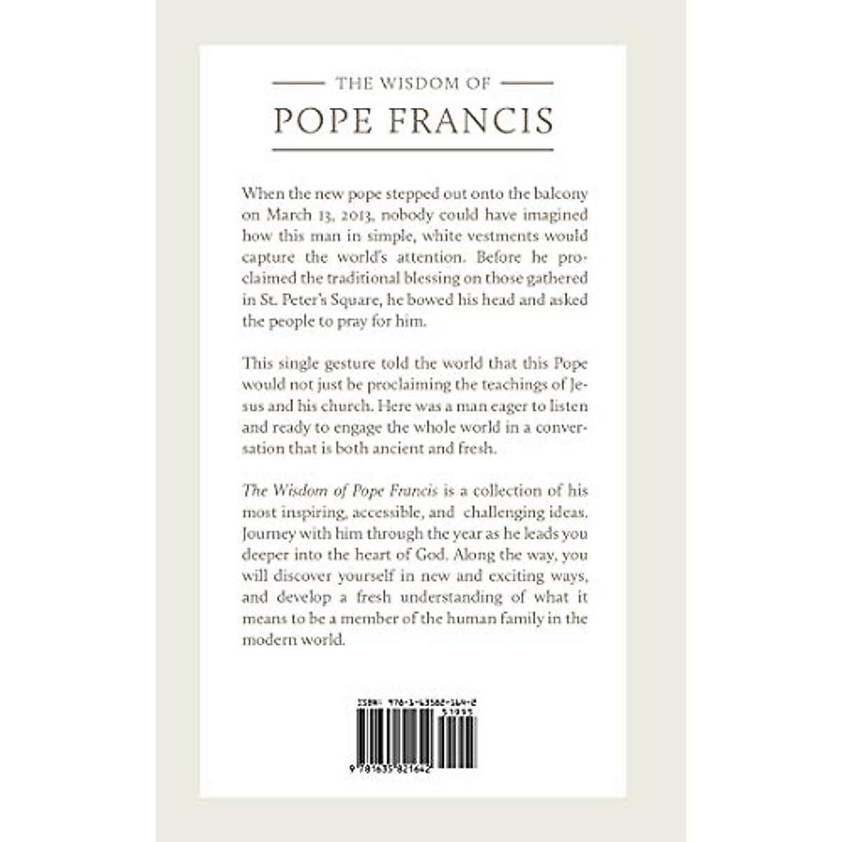 The Wisdom of Pope Francis: 365 Days of Inspiration