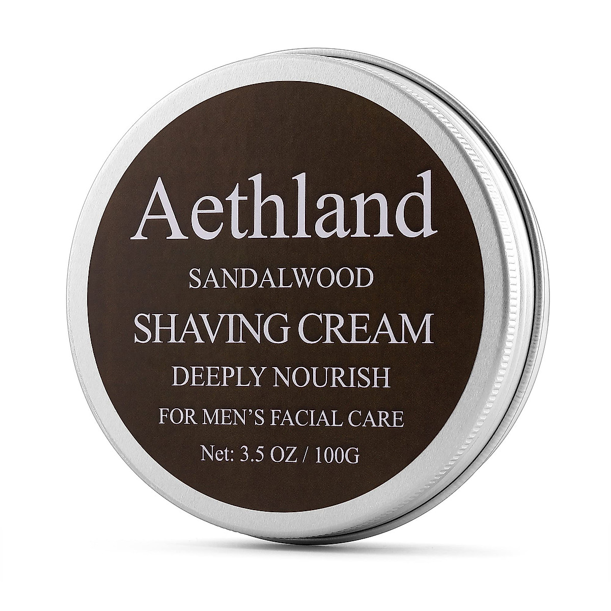 Aethland Shaving Brush Set for Men Fathers Day Gift, Include 100g Shaving soap, Hair Shaving Brush with Solid Wood Handle, and Dia 3.1 inches Stainless Steel Shaving Bowl, Shaving Stand Wet Shaving