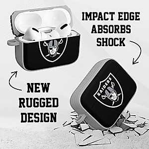 GAME TIME Las Vegas Raiders HDX Case Cover Compatible with Apple AirPods Pro 1 & 2 (Classic)