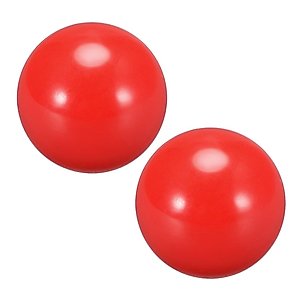 uxcell Joystick Ball Top Handle Rocker Round Head Arcade Game DIY Parts Replacement Red 2Pcs