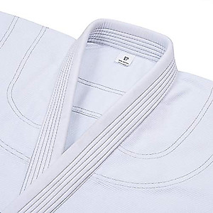 Jiu Jitsu Gi for Kids BJJ Gi kimonos Lightweight Youth BJJ Gi With Preshrunk Fabric and Free Belt