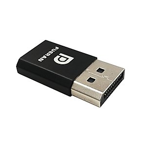 FUERAN DP - DisplayPort Display Emulator EDID Emulator Plug 2K (fit Headless 2560x1600@30Hz) 4K 4096x2160@60Hz Display Port Dummy Plug DisplayPort Compatible (2K-2560x1600@30Hz)