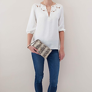 Hobo Womens Leather Crossbody Bag (Glam Snake, One Size)