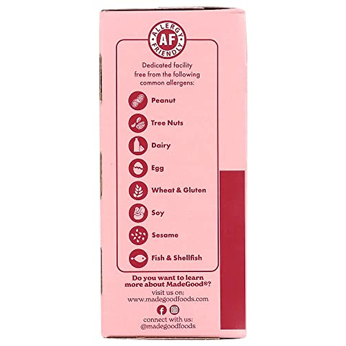 MADEGOOD Organic Strawberry Granola Minis, 4.25 OZ