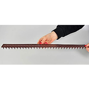 Home-X 6 Pcs Plastic Anti Cat or Bird, Keep Off Pigeon, Squirrel, Woodpecker & More Outdoor Spikes, Woodpecker, Cats, and Raccoons, Anti-Climb, Brown, Each 19 ½ " L x 1 7/8 ” W