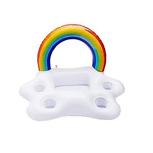 Ice Buckets Summer Inflatable Ice Bucket Drink Holder Floating Pools Water Ice Bucket for Beer Drink Table Cup Holder Ice Bar Cooler Barware