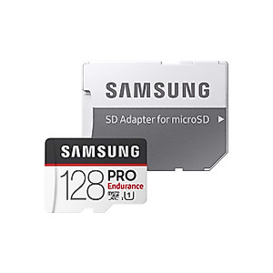 Samsung PRO Endurance 128GB 100MB/s (U1) MicroSDXC Memory Card with Adapter (MB-MJ128GA/AM)