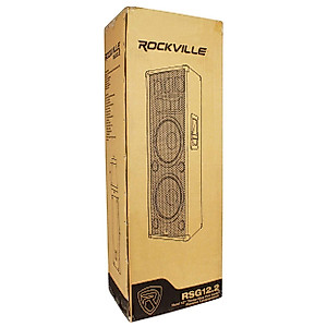 Rockville (2) RSG12.28 Dual 12 2000 Watt 8-Ohm Passive Pro Audio PA Speakers