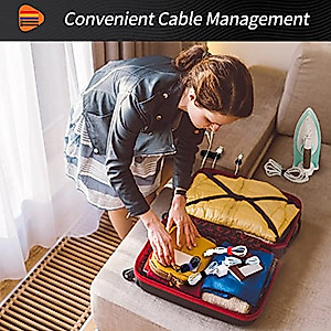 140 Pack Cable Cord Management Kit, DPISILYY 120+20 Fastening Hook Loop Cable Ties Straps Charger Cord Organizer for Desk Messy Cables PC Computer Accessories