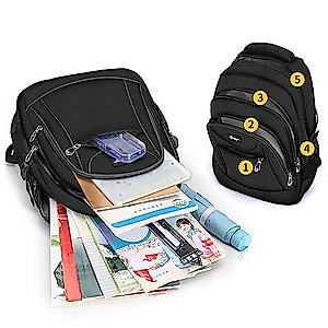 SUTMDO Casual Lightweight Backpacks for Boys & Girls, School Bookbags, 15 "Laptop Backpack, Travel Bag (211hei)