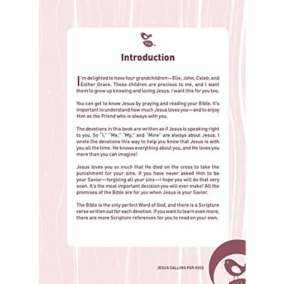 Jesus Calling: 365 Devotions for Kids (Girls Edition)