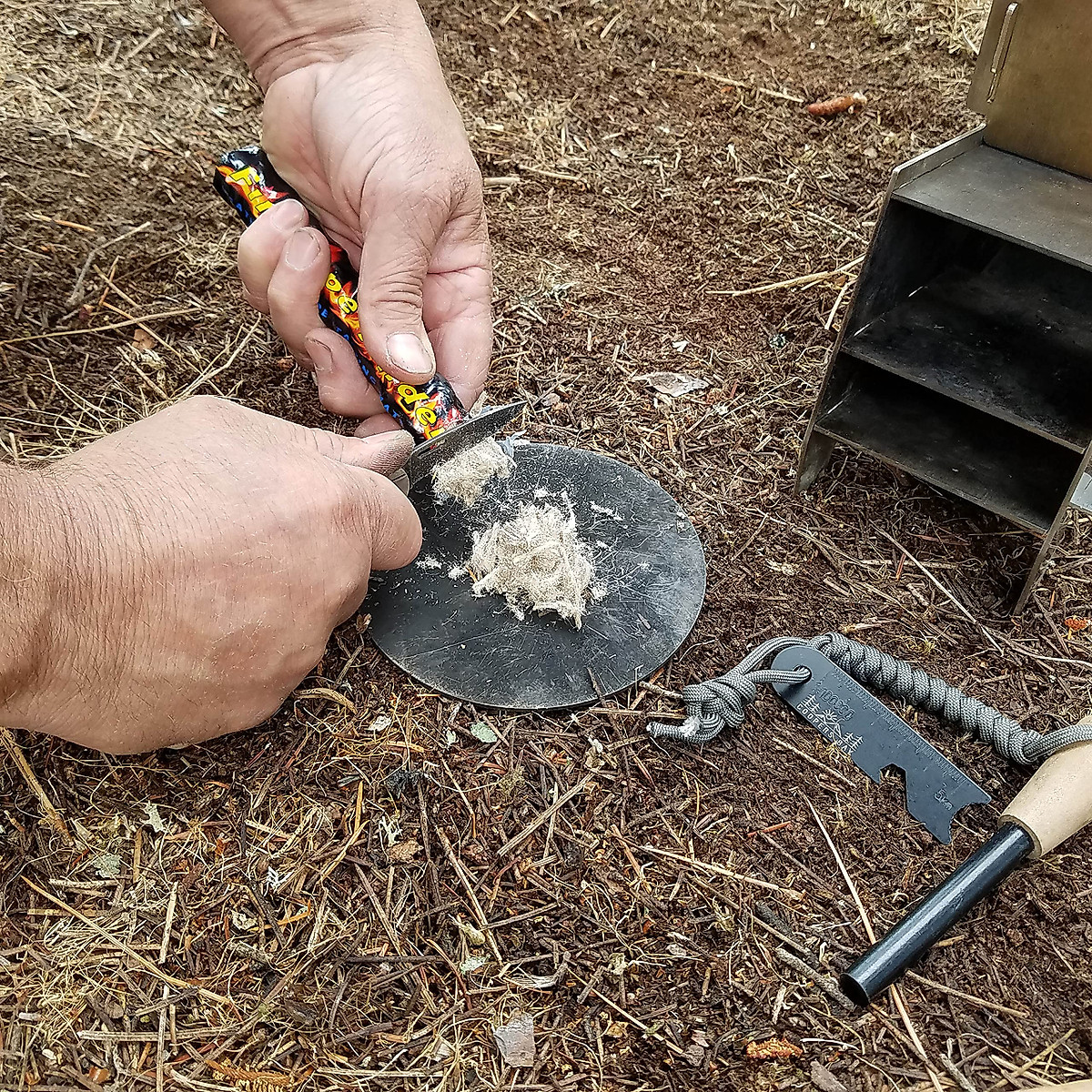 Coopers Bay Outdoors Coopers Bay FireRope Tinder - The Ultimate Weatherproof Emergency Firestarting Material - Hiking Accessories for Camping, Backpacking and Survival (6)