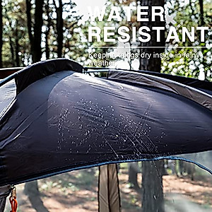 EVER ADVANCED Screen House Room Outdoor Screened Canopy Tent Zippered Gazebos 8-10 Person for Patios Shelter, 12' x10', Brown