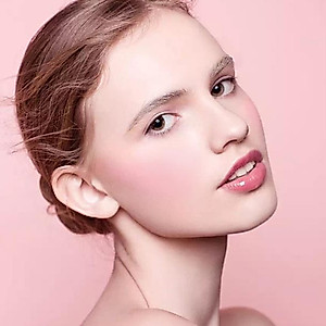 Boobeen Matte Blush Powder Makeup Loose Powder Face Blushes Single Color Blush Rouge Powder Natural Pink Blush for cheeks, Easily Blends, Smoothly with Satin Matte Look