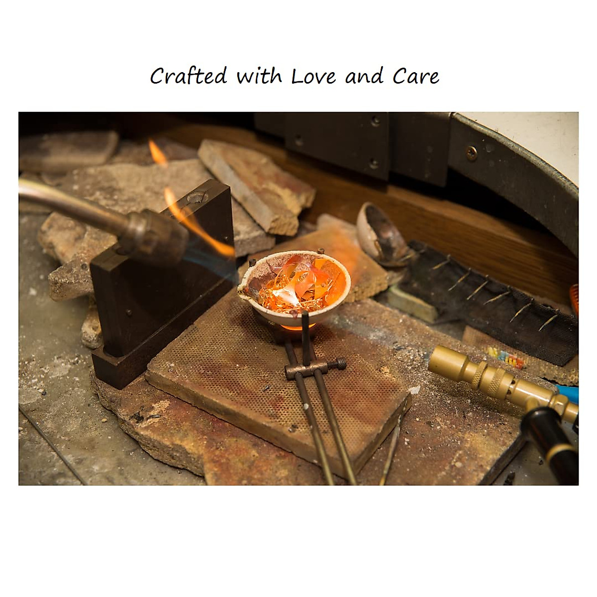 KOKAV 14K White Gold Genuine Ruby 1 Ct Emerald Cut with Diamonds Ring, Size 7