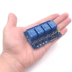 Huayao 2pcs 4 Channel DC 5V Relay Module with Optocoupler for UNO R3 MEGA 2560 1280 DSP ARM PIC AVR STM32 Raspberry Pi