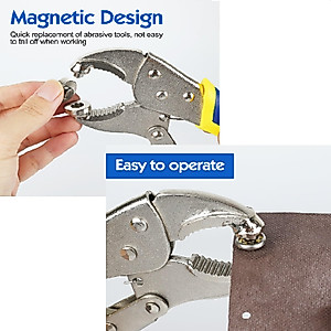 YZS Snap Button Kit Tool【Upgraded 3 Dies】- Heavy Duty Snap Fastener Tool, Includes 10Sets 15mm Metal Snap Buttons, Snap Tool for Replacing or Repairing Snaps on Boat Cover, Canvas, Leather, Fabric