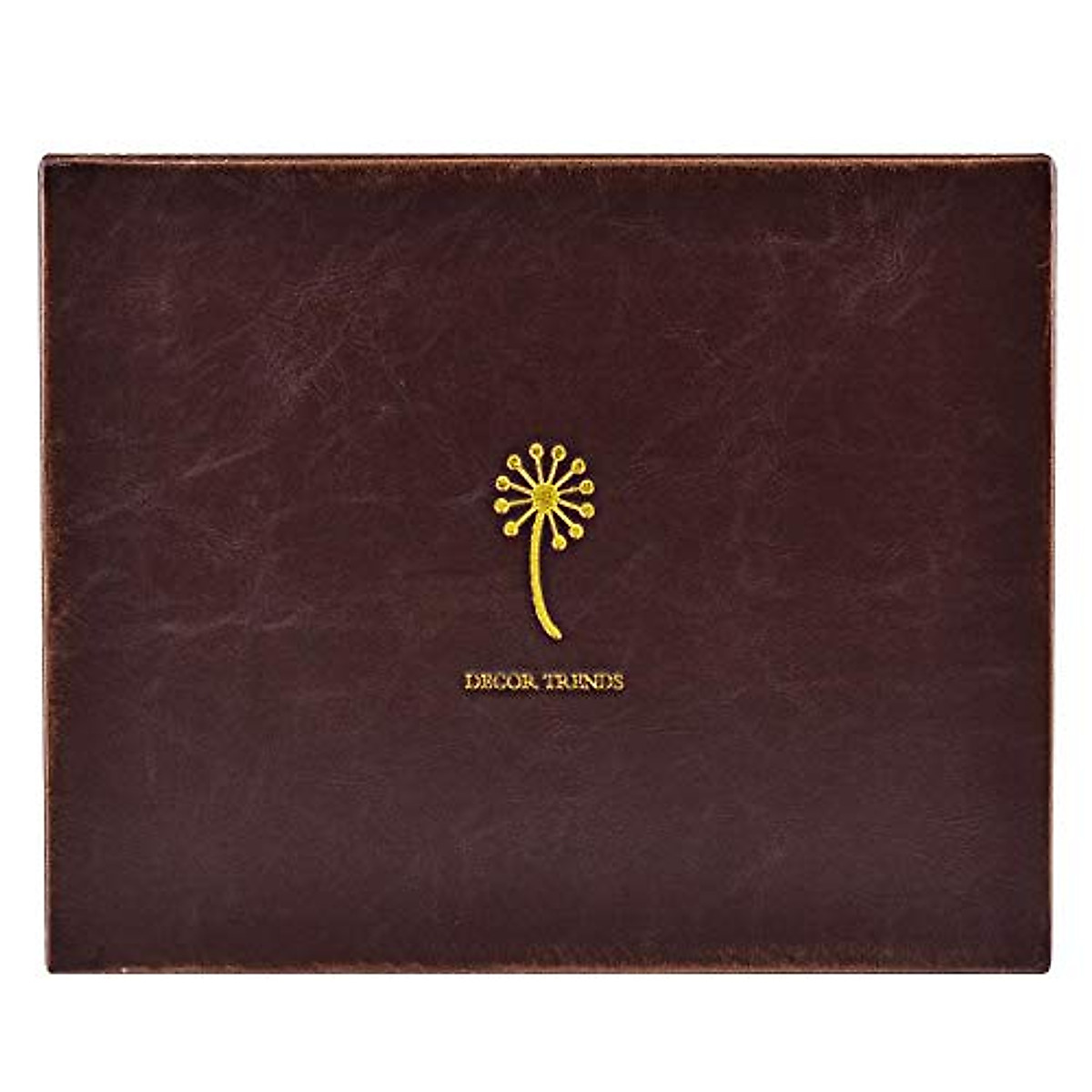 Valet Tray Nightstand Organizer Mens Vanity Tray,Catchall Tray Dresser Cologne Tray Jewelry Key Tray,Leather,Brown,10.2 x 8.4 x 1.8 inches