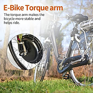 HUDAMZKY Ebike Universal Torque Arm for Electric Bicycle e-Bike Bike Front or Rear Hub Motors and Mid Drive e-Bike (T-1 for 12/14mm)