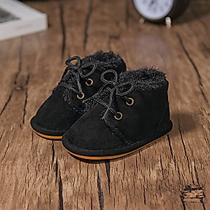 Babelvit Baby Boys Girls Loafers Oxford Shoes Lace Up Sneakers First Walking Shoes PU Leather Moccasins Soft Rubber Sole Boots Unisex Ankle Strap Infant Toddler Newborn Outdoor Sporty Crib Dress