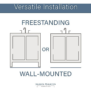 Chicago 36" Single Vanity, White Washed Walnut, with 3 CM Eternal Jasmine Pearl Quartz Top w/Sink
