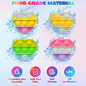 102 Pcs Party Favors Toys for Kids 4-8 8-12 3-5, Treasure Chest Box Toys Classroom Carnival Prizes Small Bulk Pop Fidget Toys Pack Pinata Stuffers Birthday Gifts Goodie Goody Candy Bags Fillers