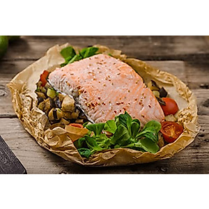 Zenlogy 9x13 Parchment Paper (100 sheets) - Unbleached, High Heat, Non-stick, Pre-cut Baking Paper for Quarter Sheet Pans - Great for Baking, Roasting, Wrapping, Dehydrator, and so much more