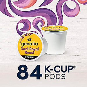 Gevalia Dark Royal Roast Dark Roast K-Cup Coffee Pods (84 Ct Box)