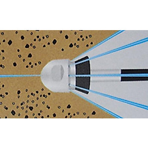 CREEXEON SN-007 Pressure Washer Sewer Jetter Nozzle,Drain Cleaning Water Jetter,5000 PSI 1/4'' Quick Disconnect Plug