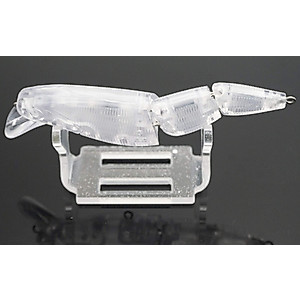 10pcs Unpainted swimbait Fishing Lure Body 110mm 13.27g 3sections Blank Clear Hard Lures 8075