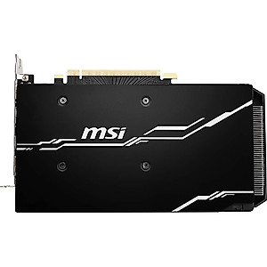 MSI Gaming GeForce RTX 2060 6GB GDRR6 192-bit HDMI/DP Ray Tracing Turing Architecture VR Ready Graphics Card (RTX 2060 Ventus 6G OC) (Renewed)