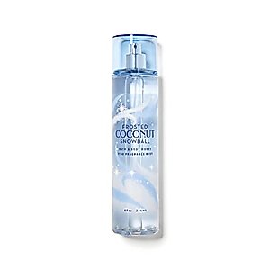 Bath & Body Works Holiday Traditions Frosted Coconut Snowball Body Mist. 8 Oz (Packaging Varies)