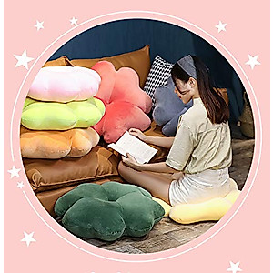 KEZHUYING Four-Leaf Clover Pillow Household Throw Pillow Decoration (Green)