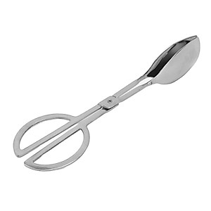 Serving Tongs, 201 Stainless Steel Comfortable Grip Food Tong, Multi Purpose Practical Light Weight Serving Utensils for Home Kitchen(Cup clamp)