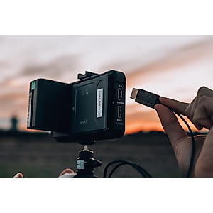 Nanosecond Extreme Slim 2.6' HDMI Cable - World's Thinnest and Most Flexible HDMI Cable. (2.6 Ft / 0.8m) High-Speed Supports Full 1080P, 4K, UltraHD, 3D, Ethernet, and Audio Return Channel