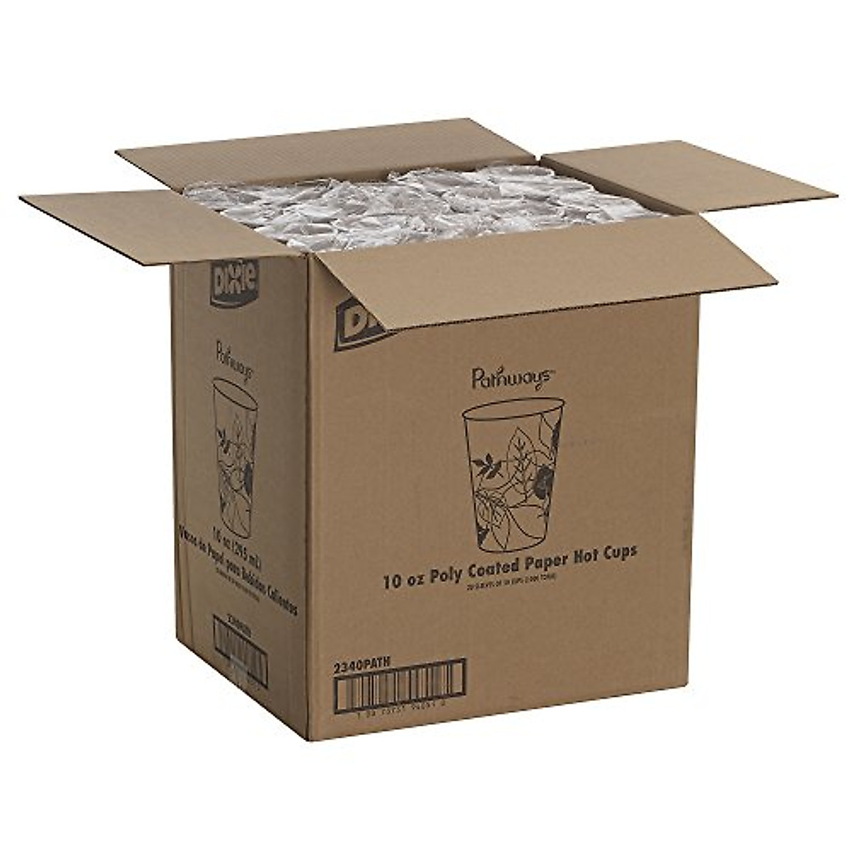 Dixie Paper Hot Coffee Cup, 10 oz, 10 oz.