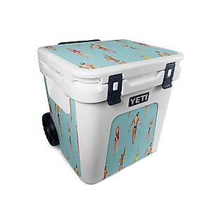 MightySkins Skin Compatible with Yeti Roadie 48 Wheeled Cooler - Upstream | Protective, Durable, and Unique Vinyl Decal wrap Cover | Easy to Apply, Remove, and Change Styles | Made in The USA