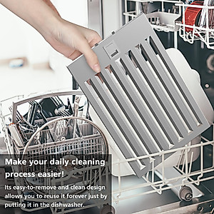 ONEEON 30" Range Hood - 900 CFM Stainless Steel Wall Mount Kitchen Exhaust with 4 Speed Fan, LED Lights, Push Button, Ultra-thin Body, Chimney Style Stove Vent Hood & Ducted Exhaust Vent