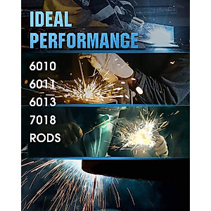 Wrdlosy 250Amp Welder, 10PCS Welding Rods Welding Gloves Welding Hammer, Small Portable Welding Machine, For Beginners Welder Machine, Stick Welder, 360°Large Area Heat Dissipation ARC Welder