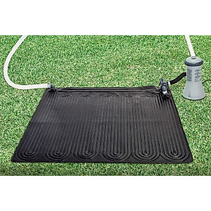 Intex 28685E Above Ground Swimming Pool Water Heater Solar Mat, Black (6 Pack)