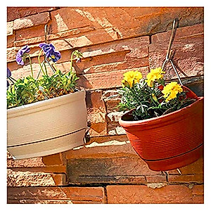 10 Pack S Shaped Hooks Gardening Tools 5.5 inch Heavy-Duty Stainless Steel Hooks Hanging Hanger Bearing Up to 30 KG, Plants, Kitchen Pots and Pans,Shower Curtain -Large Size