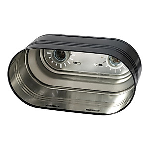 Protover Dual Dome Reptile Light Fixture for Reptile Heat Lamp, 9 inches Reptile Heat Lamp Fixture Combo Kit with 2 Independent Switches to Heat Lamp for Reptiles, Amphibians, Tortoise (Max 160W)