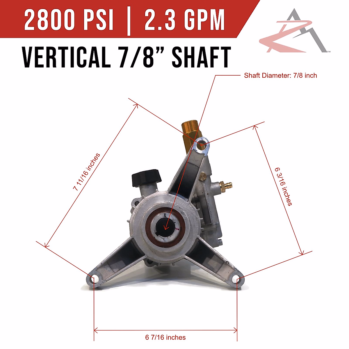 Troy Bilt 020413/020414 / 020415 Pump 2800 psi Power Pressure Washer Water Pump
