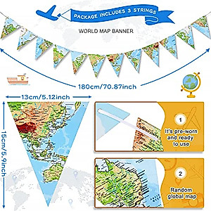 Travel Themed Party Decorations Going Away Farewell Let the Adventure Begin Classroom Banner for Baby Shower Themed Party Decorations Supplies