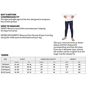 TCA Men's Pro Performance Compression Leggings Thermal Baselayer Tights - Graphite, Small